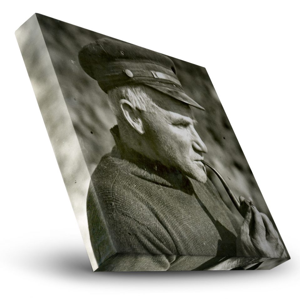 Fisherman - Canvas Mounted on a Wooden Hidden Frame - Eyemouth Museum